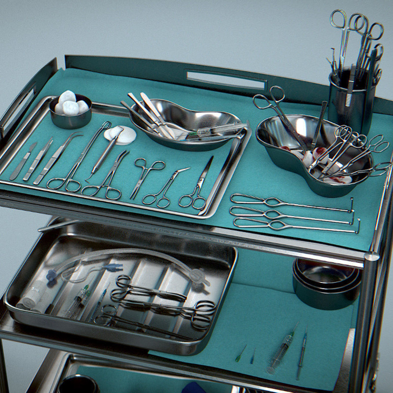 Mese instrumentar chirurgical veterinar MAYO, Mobilier medical ...